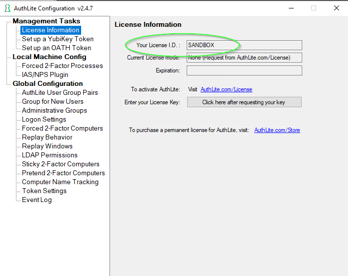 Licensing AuthLite | AuthLite v2.5 Documentation | AuthLite